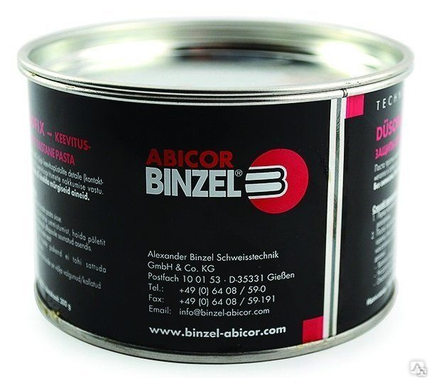 Антипригарная паста ABICOR BINZEL "ДЮЗОФИКС", 300 мл (192.D033), цена в ...