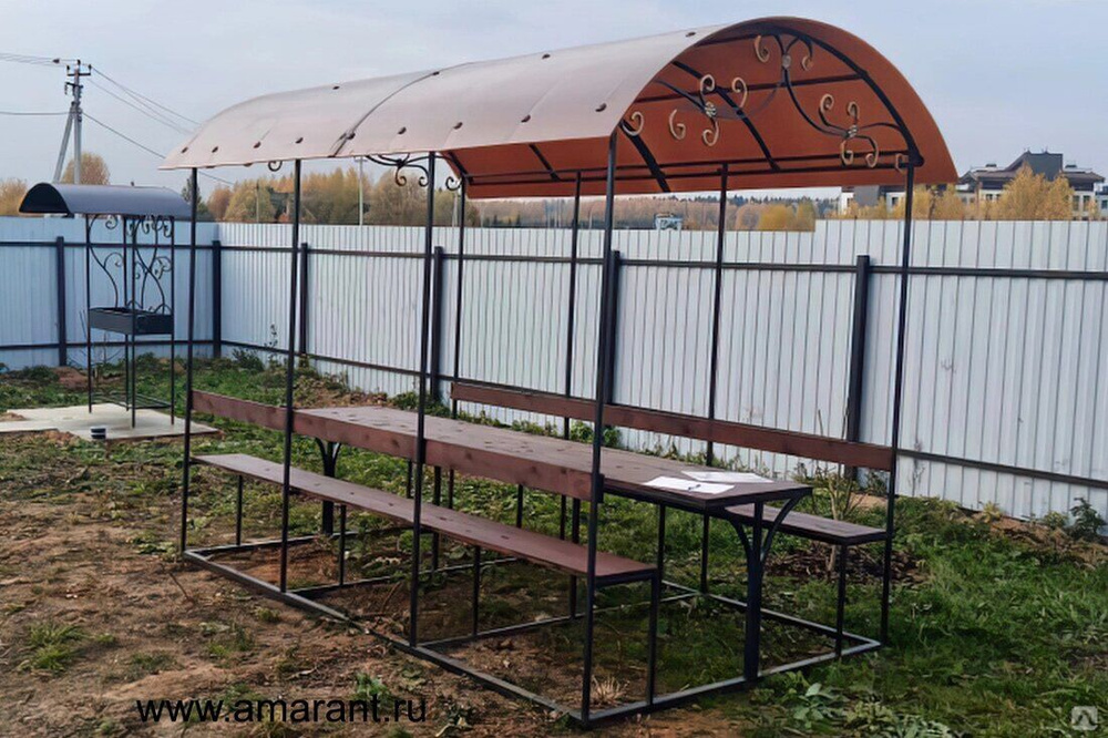 Беседка "Атлет" со столом Беседки Амарант купить за 34 000 руб. в ...