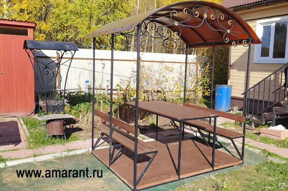 Беседка со столом "Амадея" Беседки Амарант купить за 43 200 руб. в ...